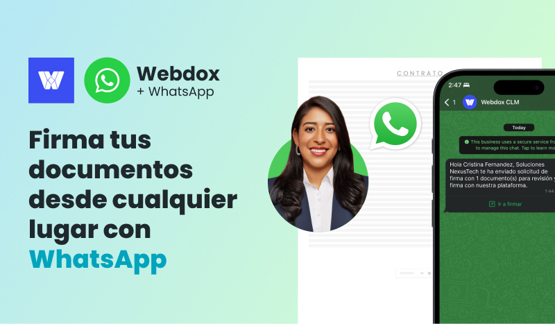 Firma Electrónica Rápida y Segura con Notificaciones por WhatsApp
